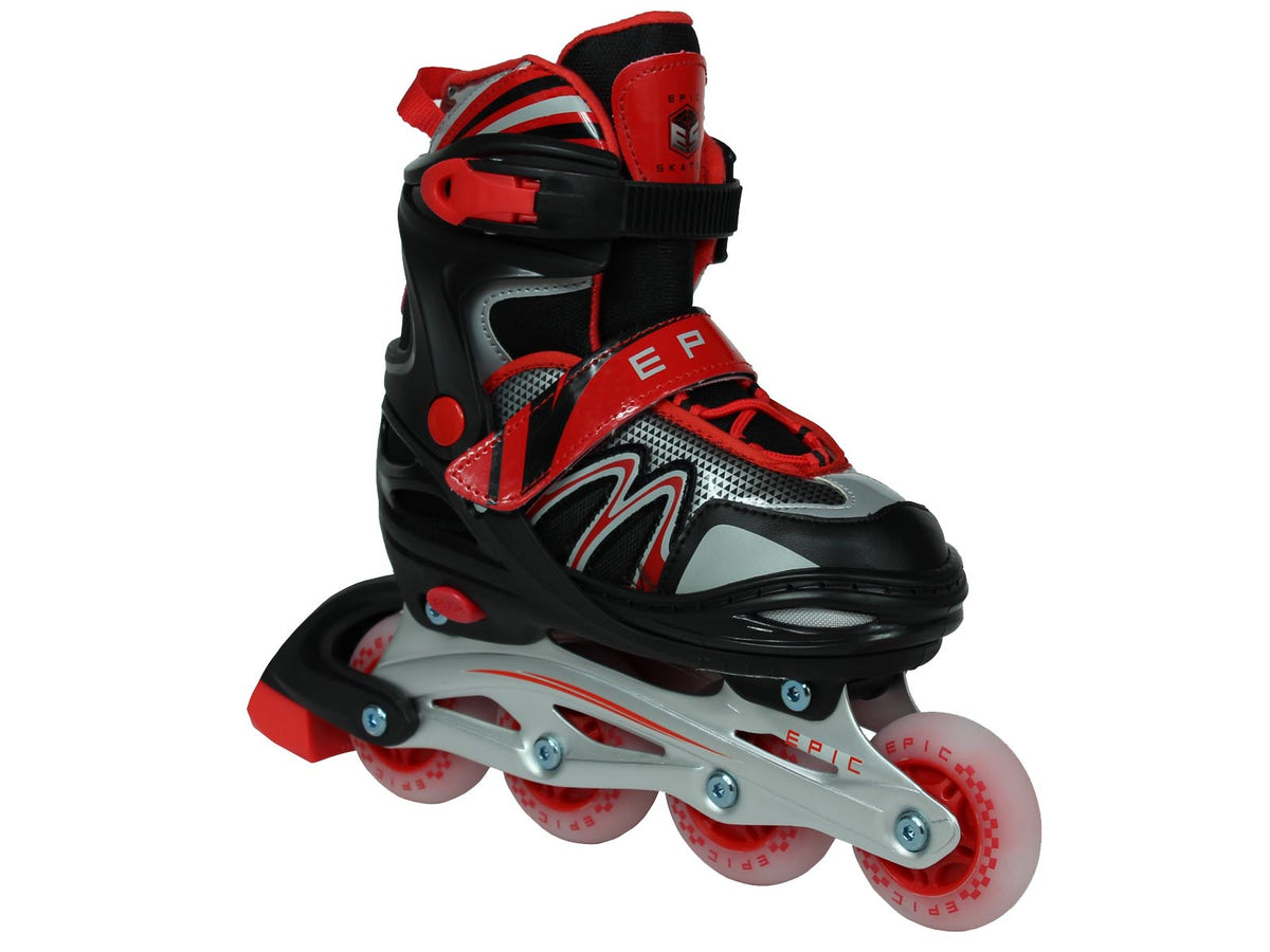 Epic Drift Adjustable LED Inline Skates — LEGACY SKATES